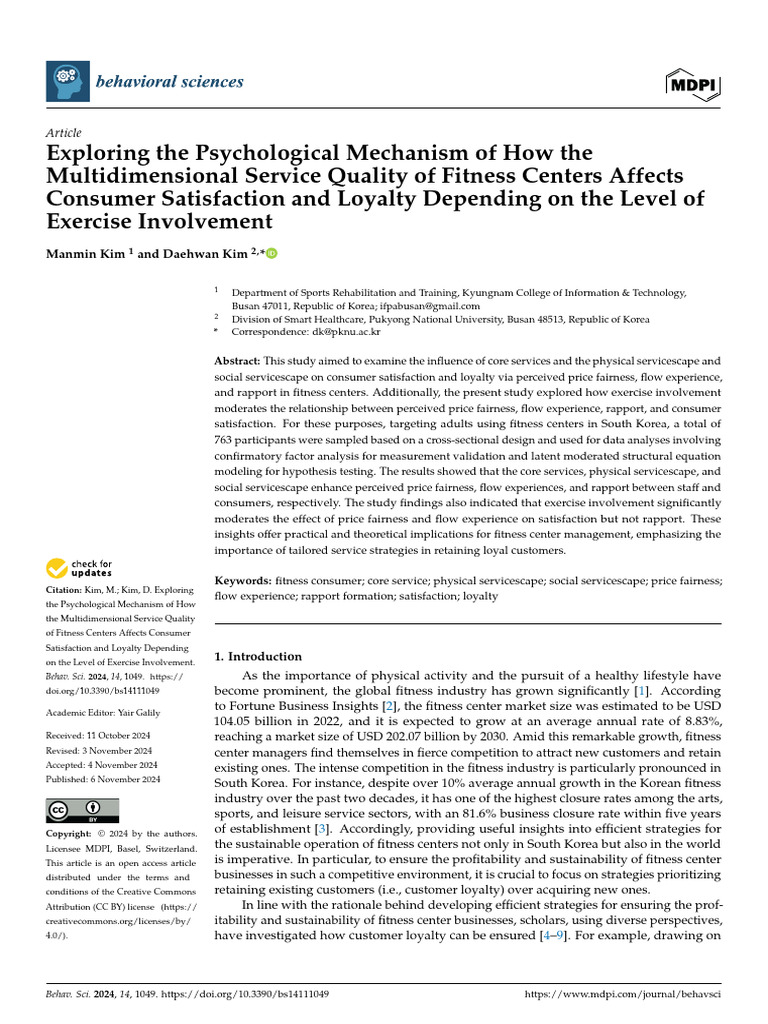Exploring The Psychological Mechanism of How The Multidimensional ...