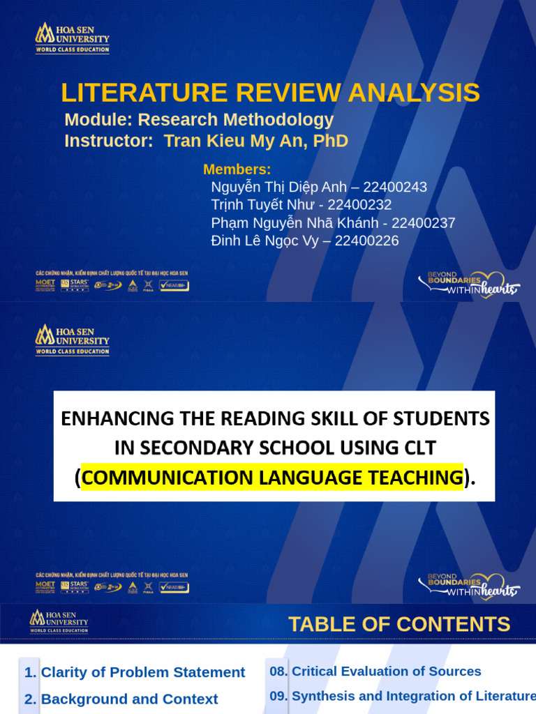 Research Methodology Group 4 Final | PDF | Reading Comprehension | Learning