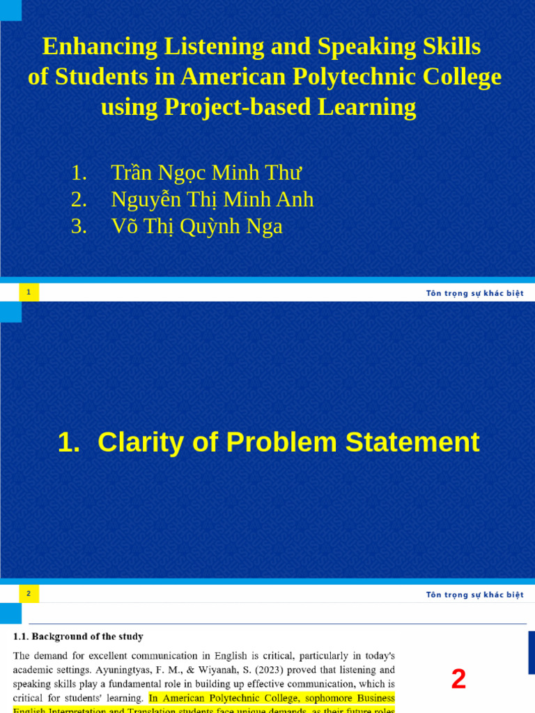 Boosting Communication Skills via PBL | PDF | Theory | Project Based ...