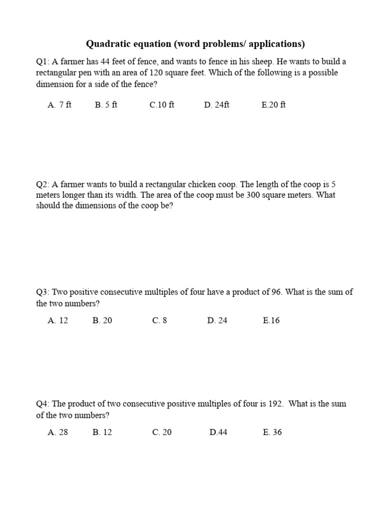 Farmer's Rectangular Pen Solutions | PDF