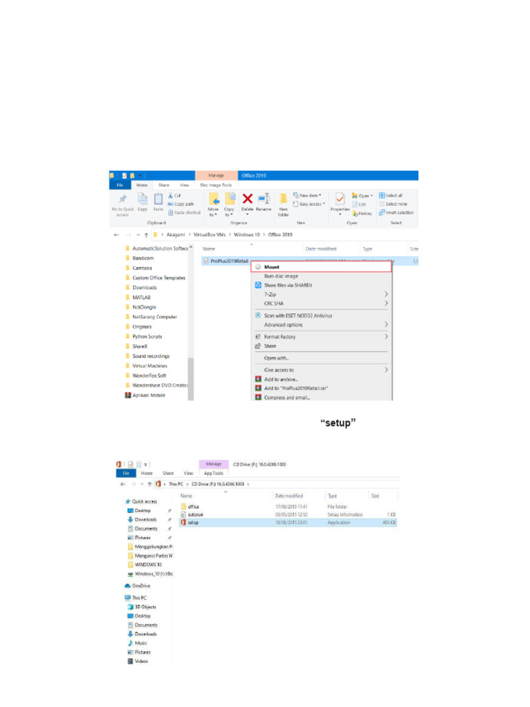 Cara Instalasi Dan Aktivasi Office | PDF