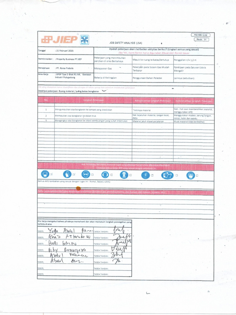 Buang Material Puing Bekas Bongkaran | PDF