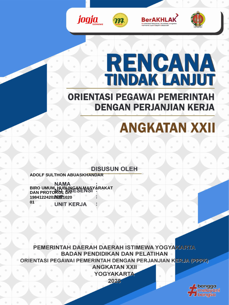 Cover RTL Angkatan Xxii Lengkap | PDF