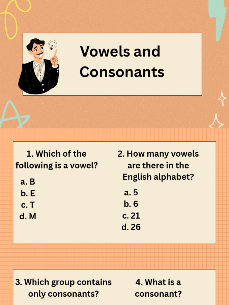 Grade 1 Vowels and Consonants Worksheets | PDF | English Language | Vowel