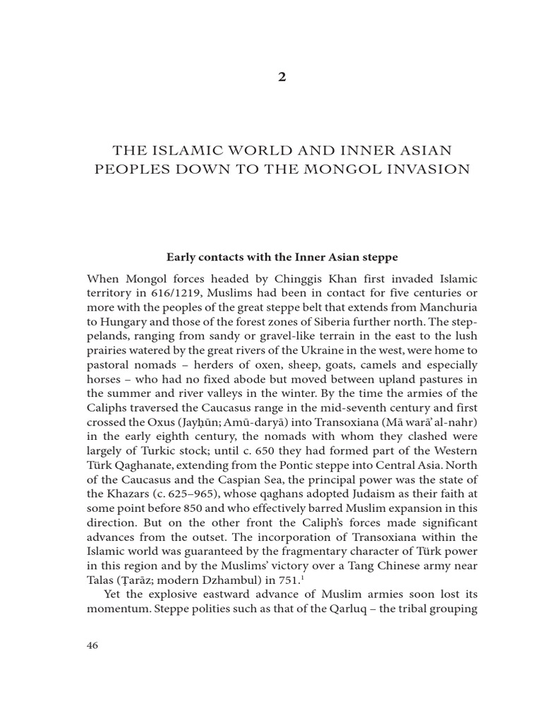 The Mongols and The Islamic World From Conquest To... - (2 The Islamic ...