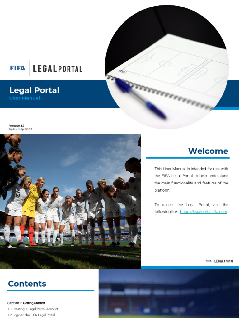 FIFA Legal Portal - User Manual_en | PDF | Tag (Metadata) | Faq