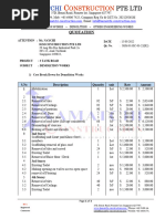 Demolition Cost Estimate for SM Baguio | PDF | Economic Sectors ...