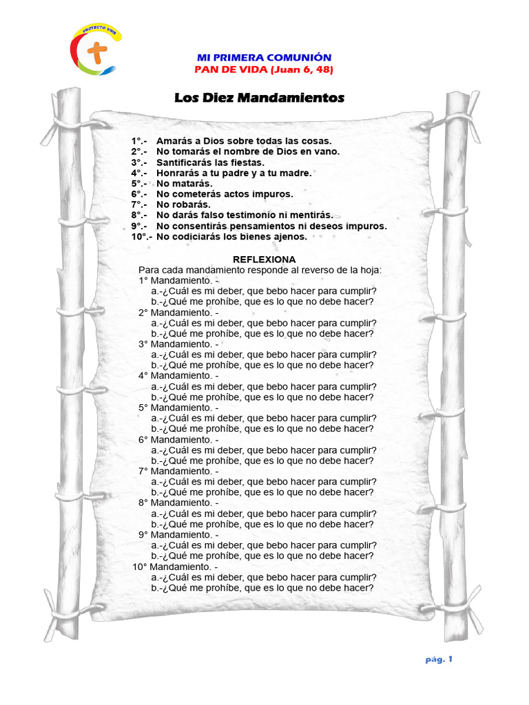 Los 10 Mandamientos | PDF
