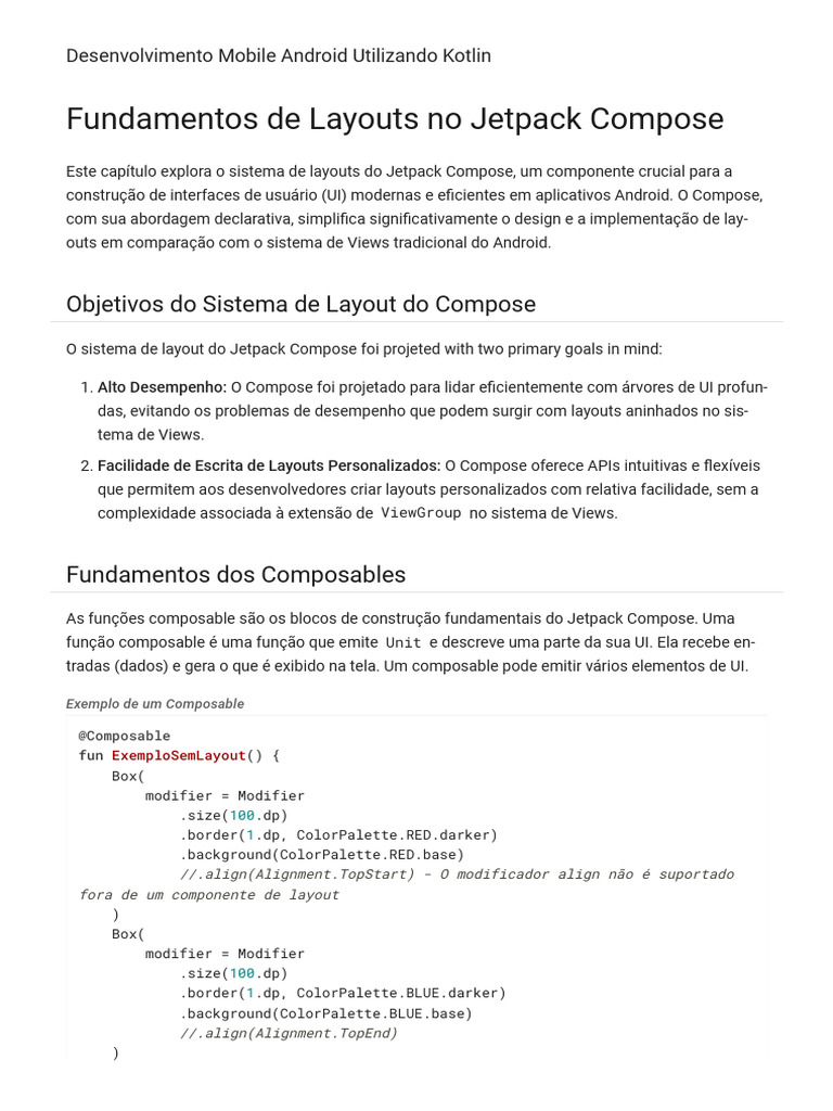 Fundamentos de Layouts No Jetpack Compose __ Desenvolvimento Mobile Android Utilizando Kotlin ...