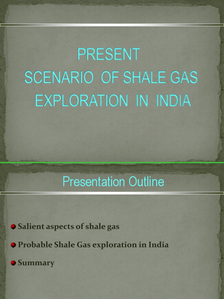 India's Shale Gas Exploration | PDF | Shale Gas | Natural Gas