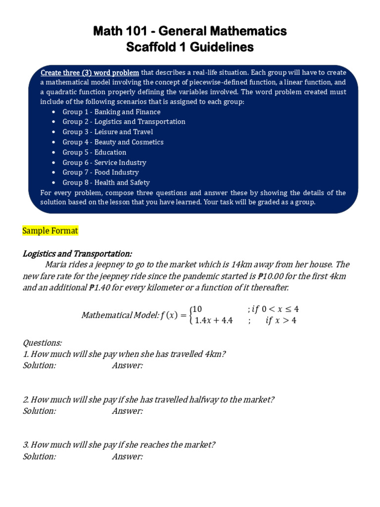 Scaffold 1 Math 101 Sy2526 | PDF | Accuracy And Precision | Applied Mathematics
