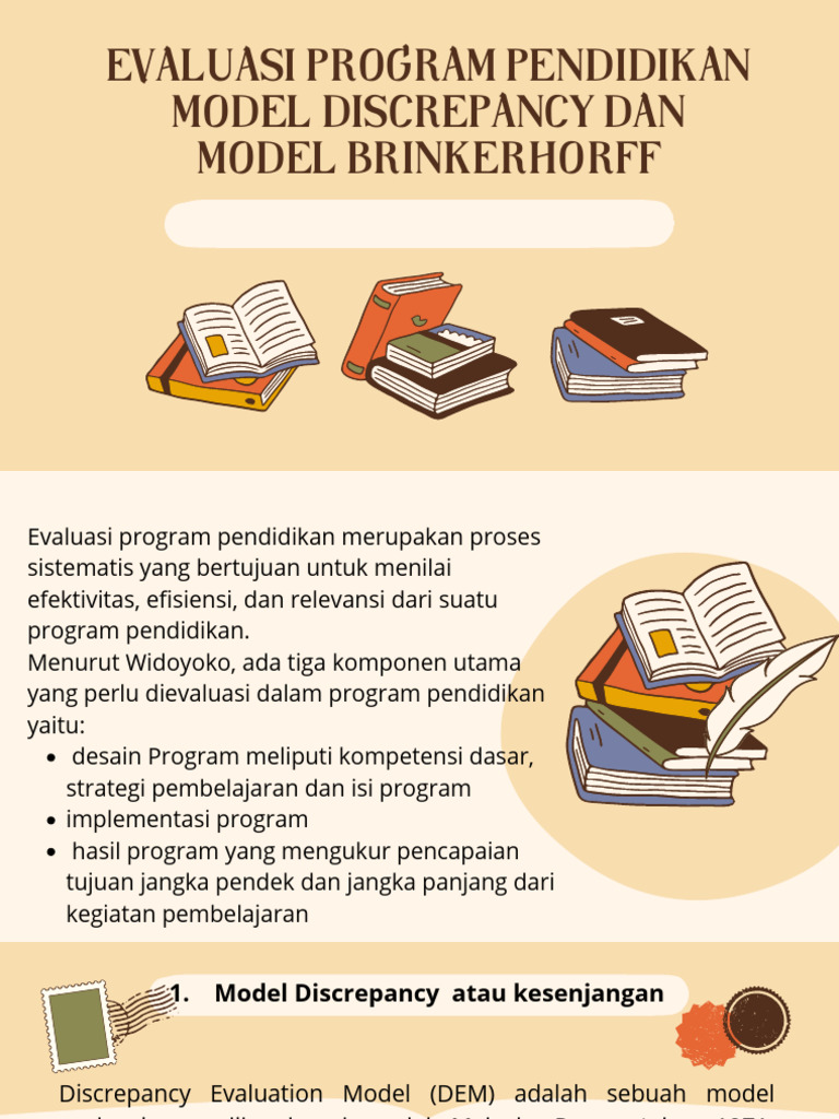 Evaluasi Program Pendidikan: Model Discrepancy | PDF