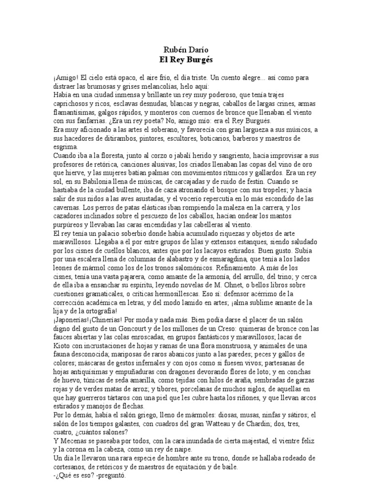 El Rey Burgués | PDF | Naturaleza
