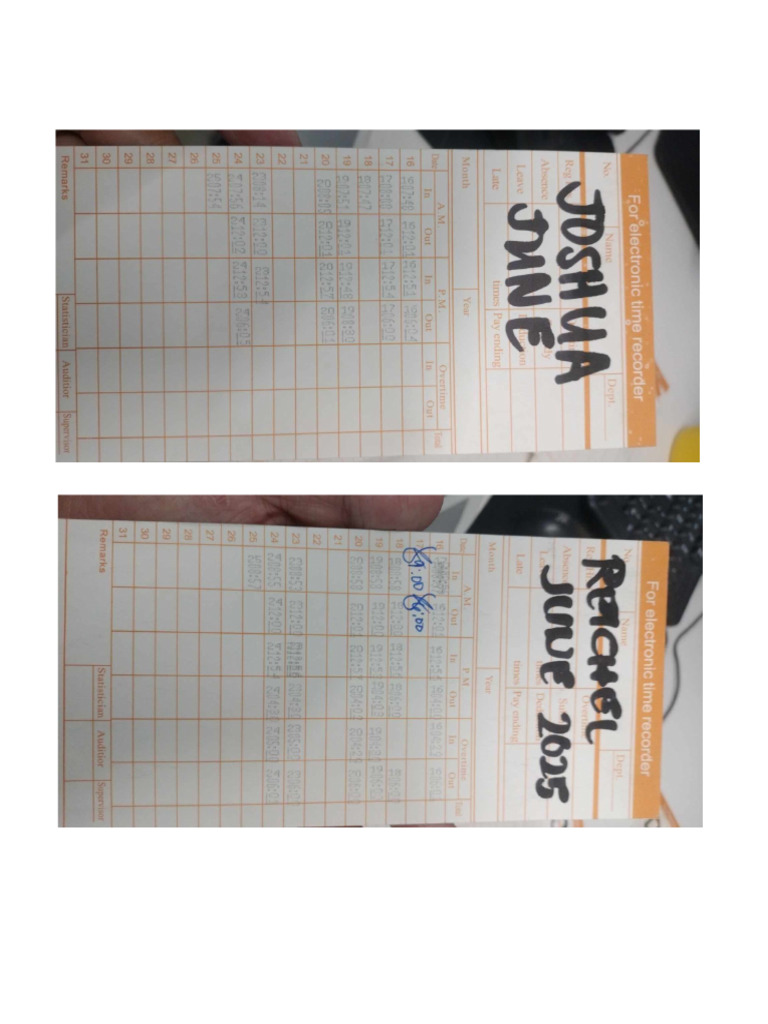 Timecard June 28,2025 QC | PDF