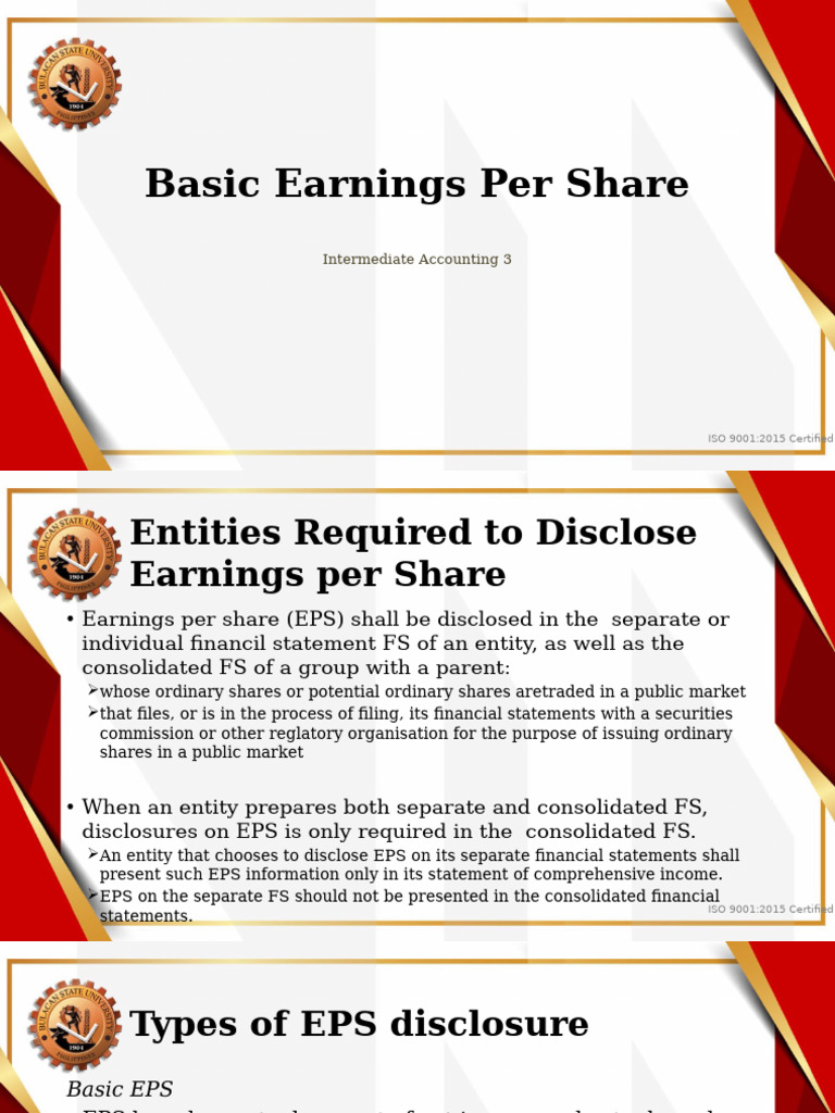 Basic Earnings Per Share Calculation Guide | PDF | Earnings Per Share ...