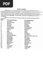 9th Grade Spelling List | PDF
