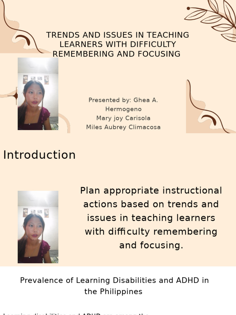 Supporting Learners with ADHD in PH | PDF | Attention Deficit ...