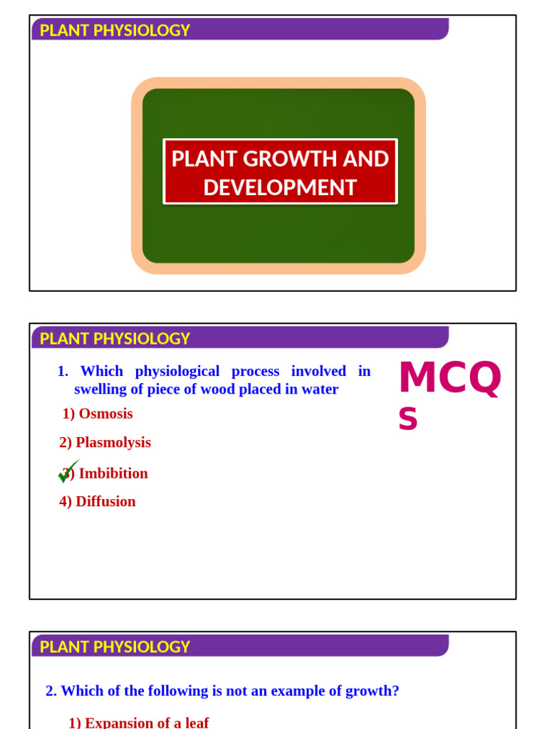 Bot SR Pgad m05 Obj Ex-I | PDF | Plant Hormone | Auxin
