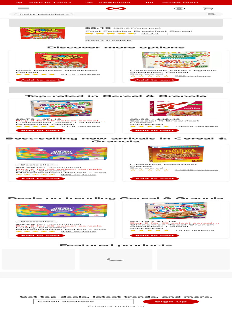 Post Fruity Pebbles Breakfast Cereal - 23oz Target | PDF