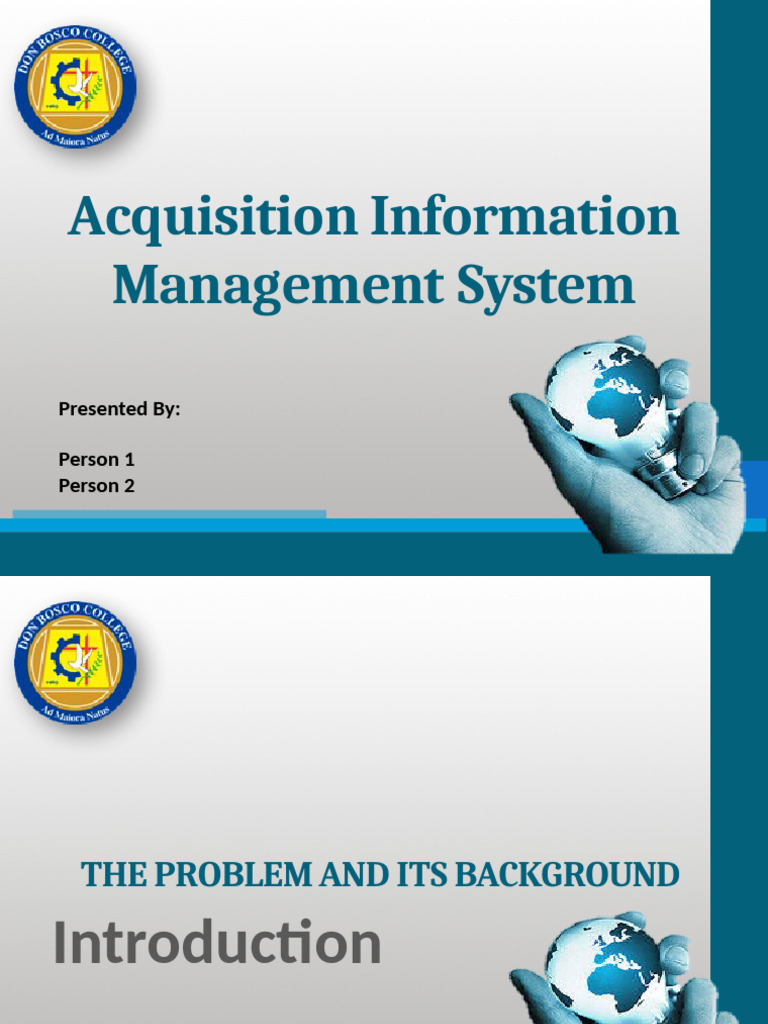 SRP Presentation Example | PDF | Computing | Information Technology