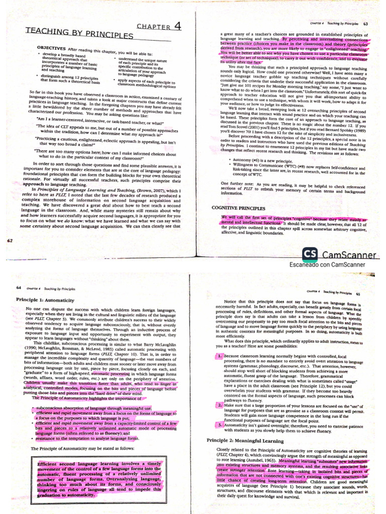 1 - Teaching by Principles | PDF