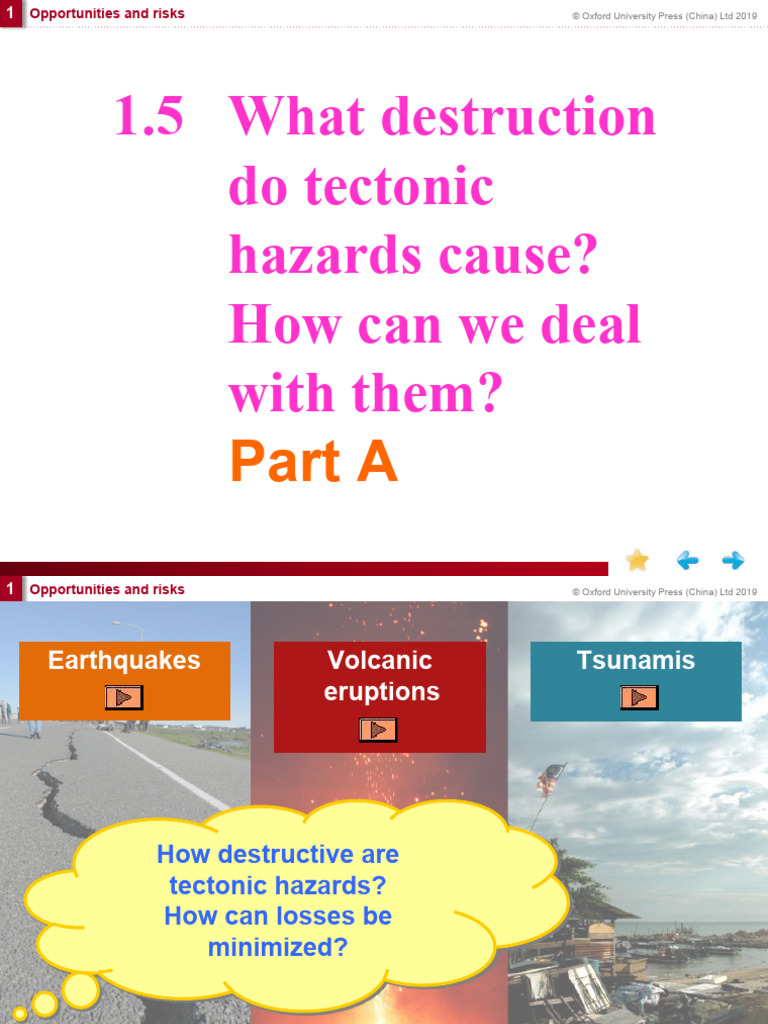 15A - Destructions of Tectonic Hazards and Mitigation-Part A | PDF ...