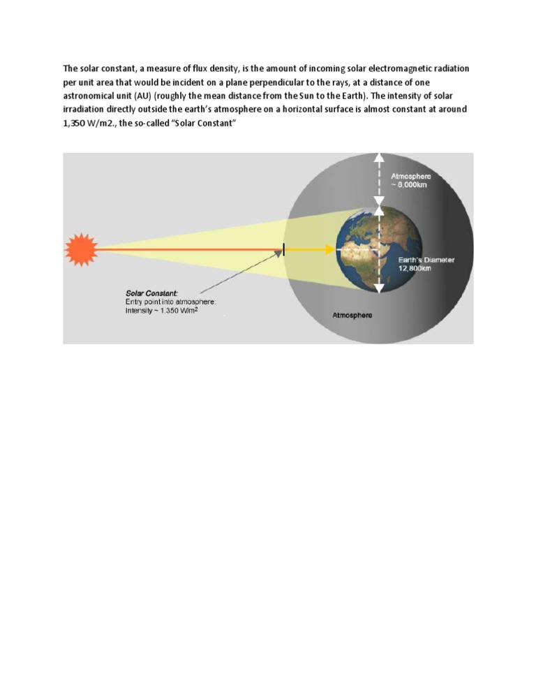 The Solar Constant | PDF