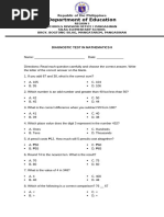 Mathematics Quiz Bee-Grade 6 | PDF | Arithmetic | Elementary Mathematics