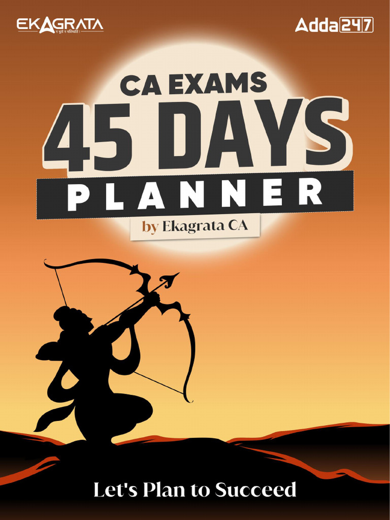45-Day Challenge for CA Students | PDF