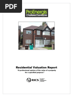 RICS Valuation Report Framework 2025 | PDF | Real Estate Appraisal ...