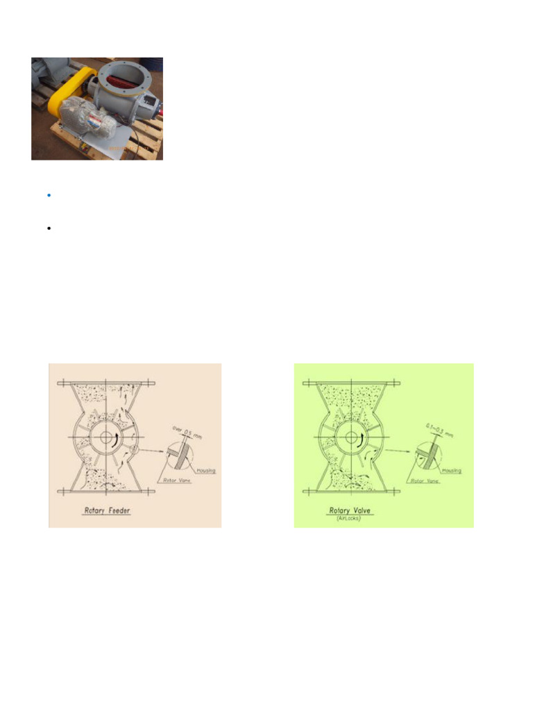Rotary Valve Introduction | PDF