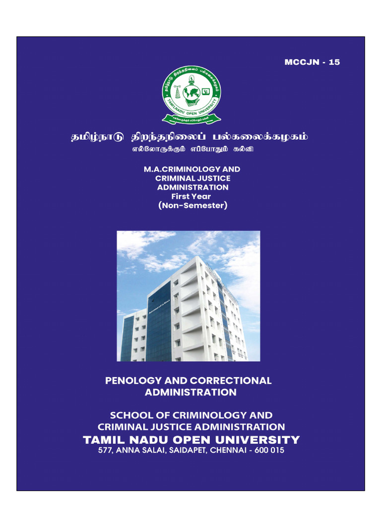 MCCJN 15 Penology and Correctional Administration | PDF | Punishments ...