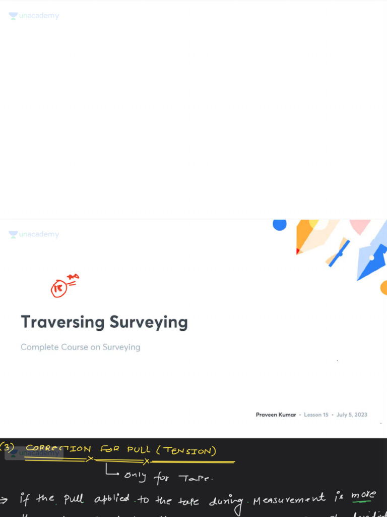 Traversing Surveying With Anno | PDF