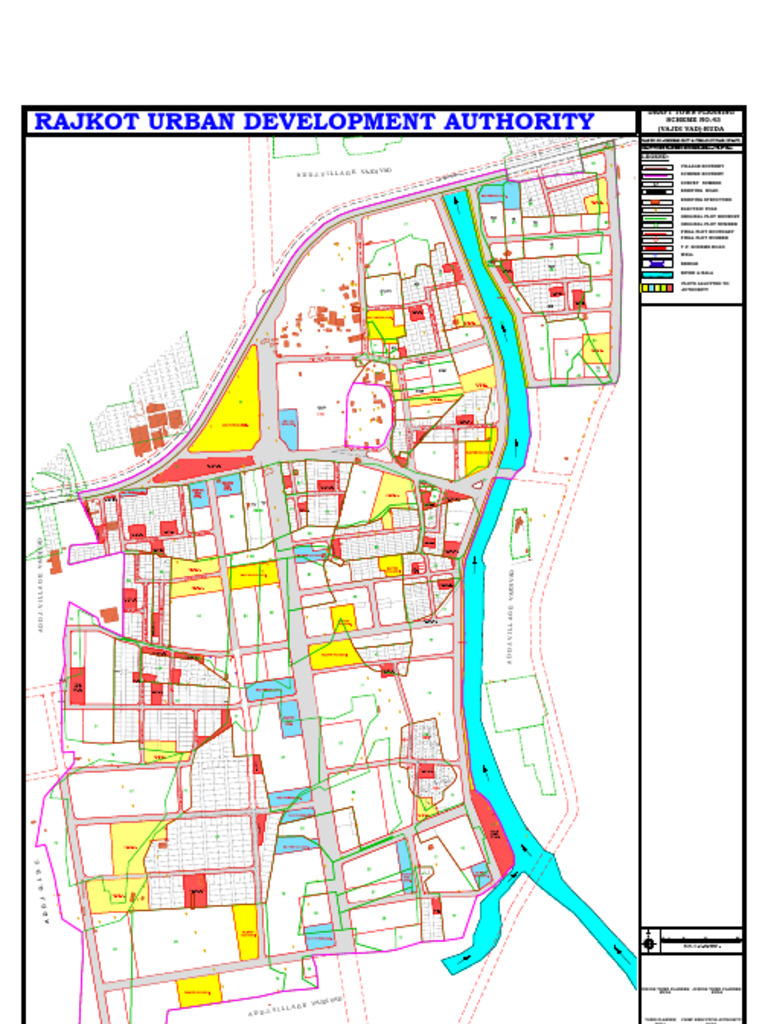 Rajkot Town Planning Scheme 43 Map | PDF