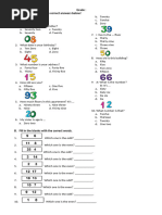 List of Primary Math Tongue Twisters | PDF