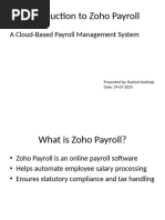 Zoho People Employee Handbook An Introduction | PDF
