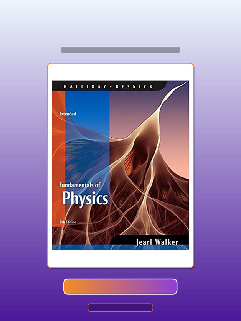 Fundamentals of Physics Extended by Halliday Official Test Bank | PDF ...