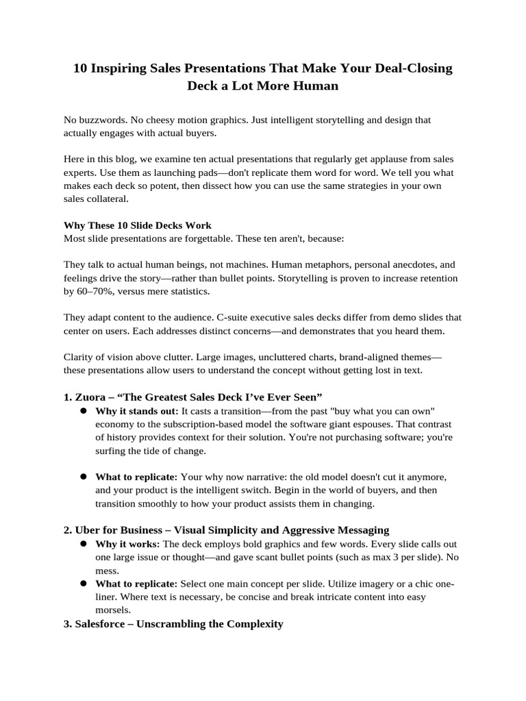 10 Inspiring Sales Presentations That Make Your Deal-Closing Deck A Lot ...