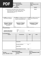Petty Cash Voucher Form for DSWD | PDF