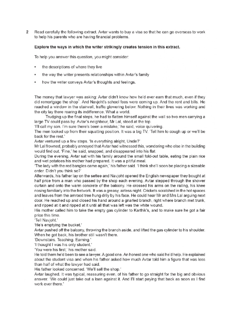 Unseen Prose CW July 28 (2) | PDF