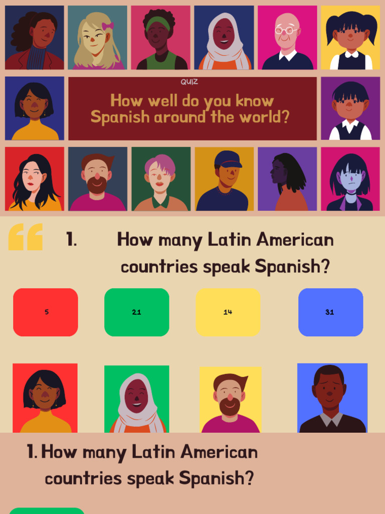 How Well Do You Know Spanish Around the World | PDF