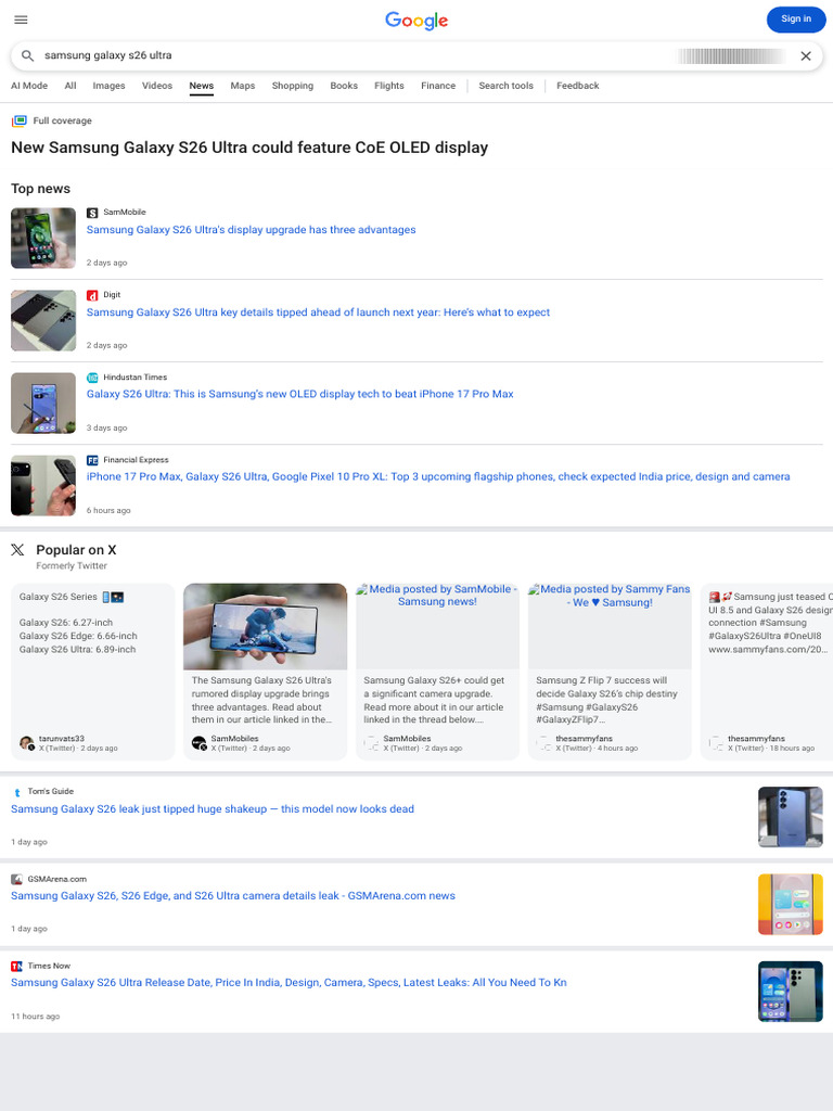 Samsung Galaxy S26 Ultra Specs & Release | PDF | Smartphone | Linux ...