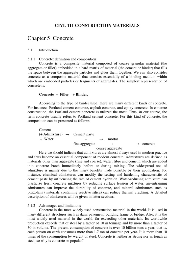 Concrete Properties | PDF