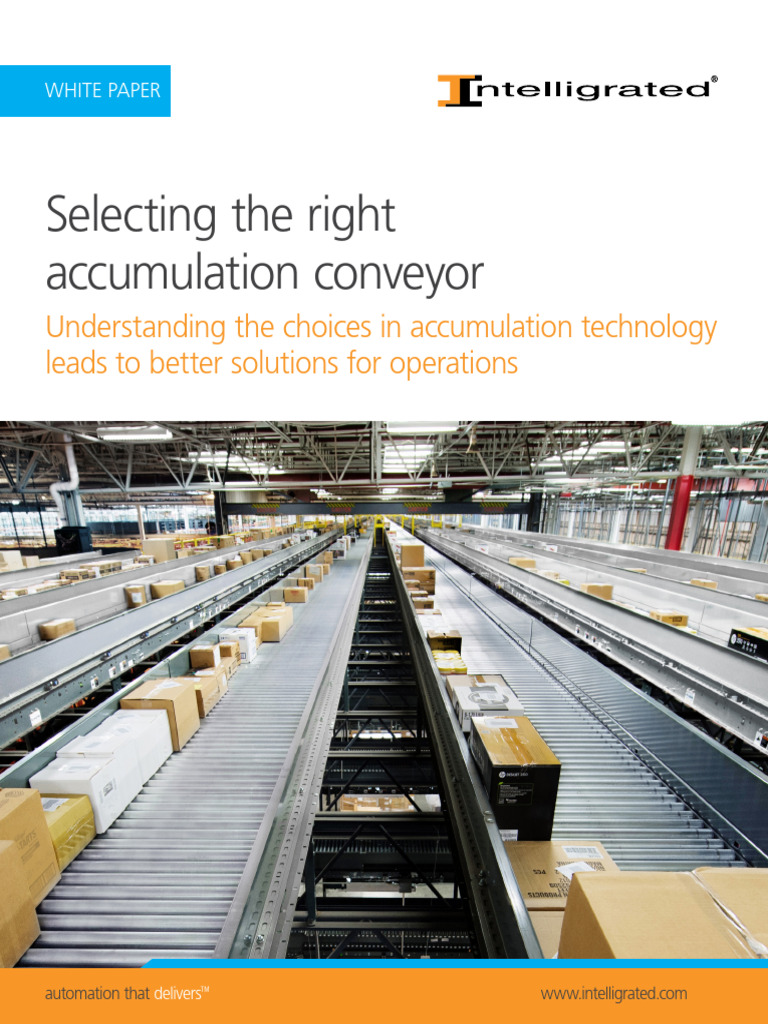Selecting Accumulation Conveyor Types | PDF | Mechanical Engineering ...