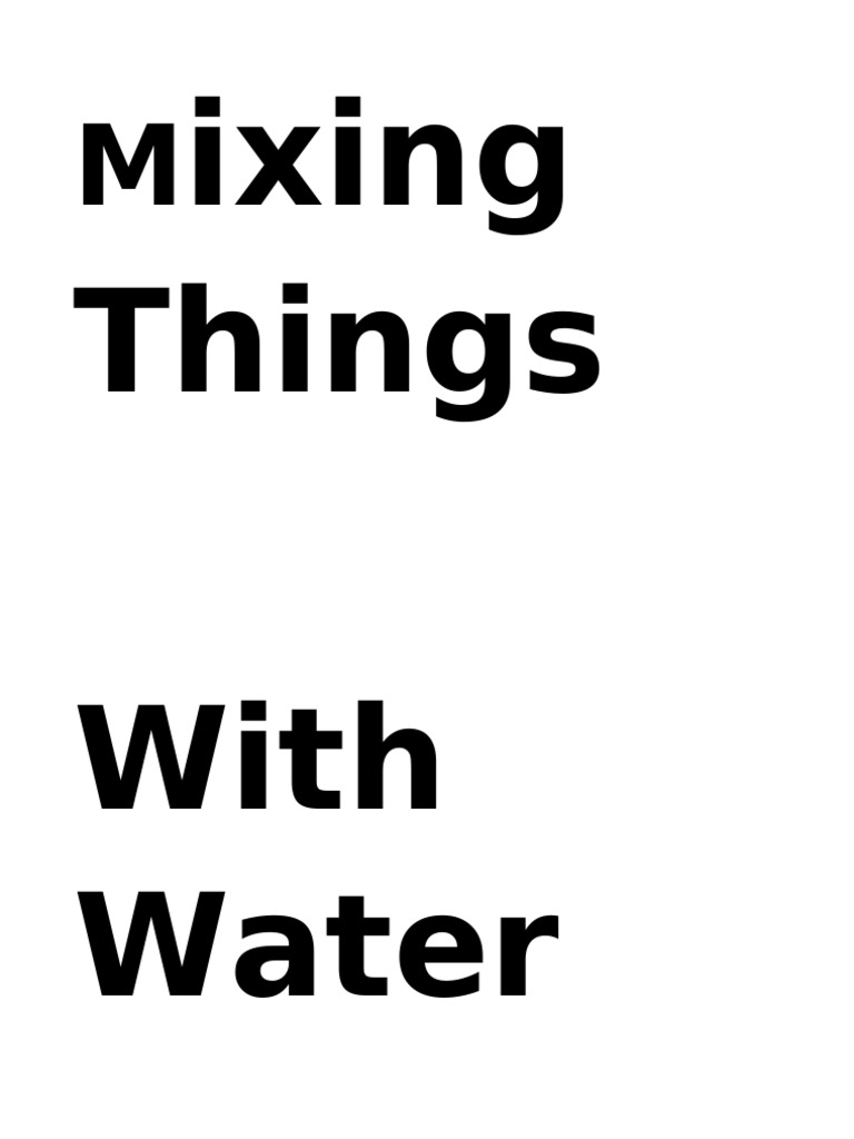 Mixing | PDF