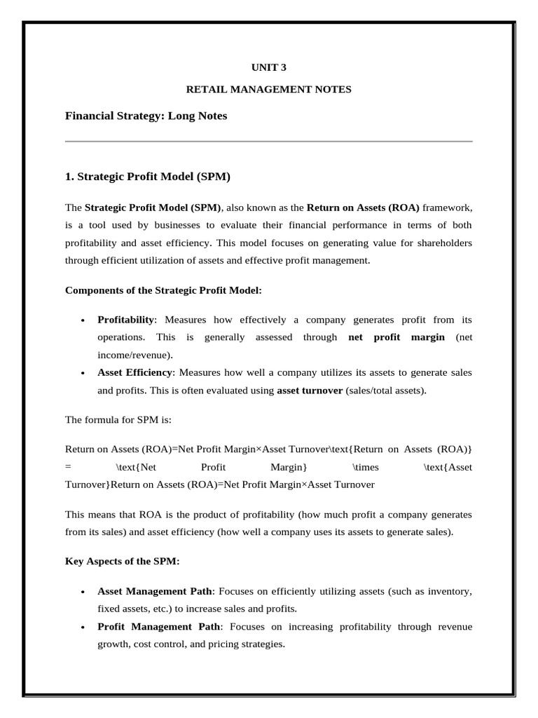 Retail Management Notes 3&4 | PDF | Pricing | Brand
