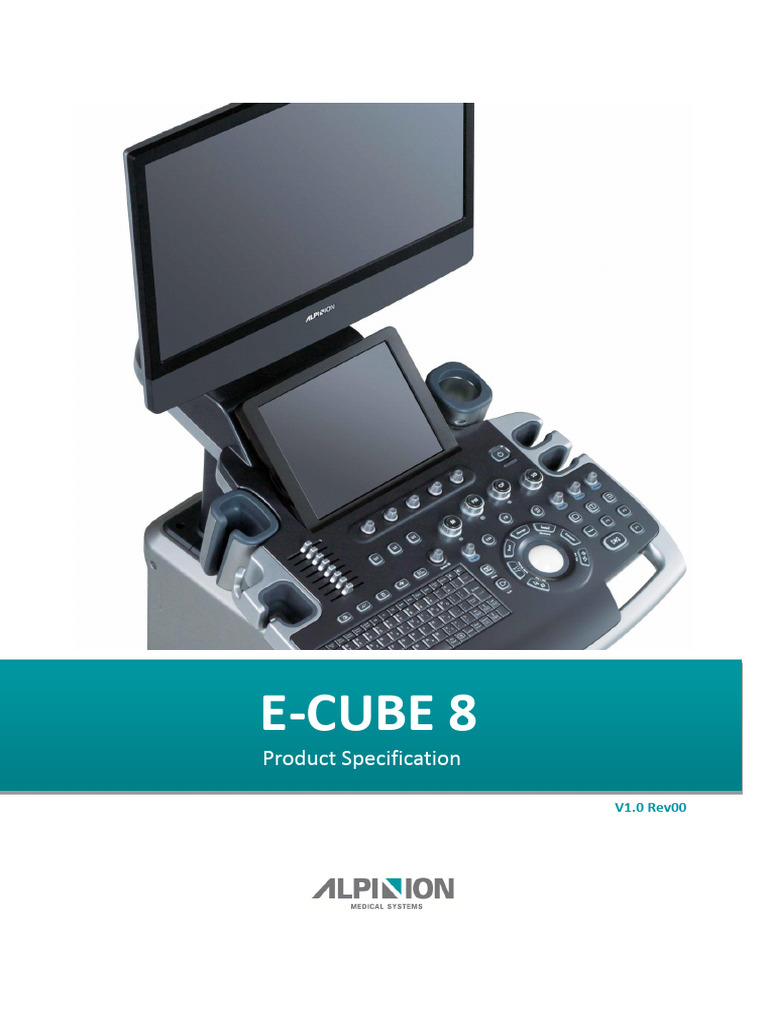 ECube 8 Specification Sheet-Org | PDF | Computer Monitor | Heart Valve