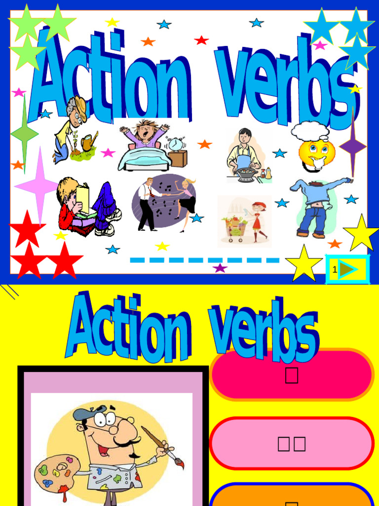 Action Verbs 2 Teacher Switcher | PDF