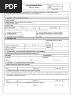 Electrical Isolation Certificate Form | PDF