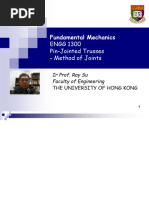 Method of Joints Solved Examples | PDF | Truss | Structural Engineering